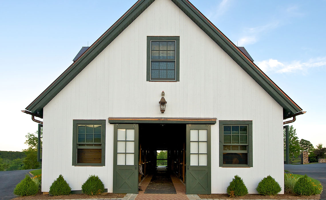7 Gorgeous Green Horse Barn Exteriors - STABLE STYLE